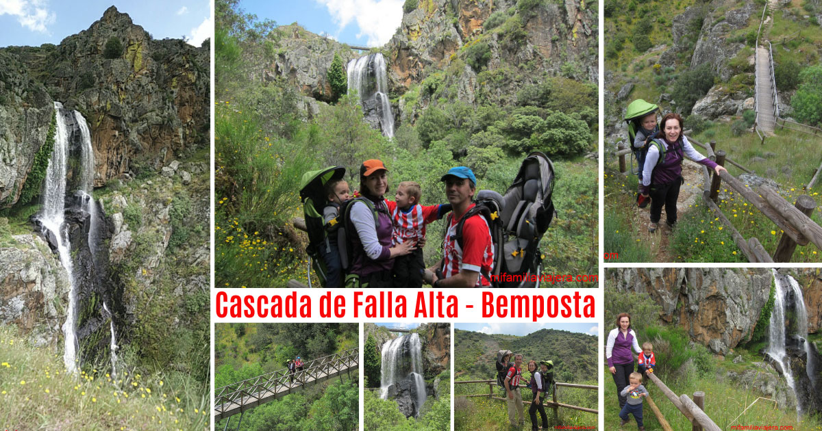 CASCADA FAIA DA AGUA ALTA CON NIÑOS