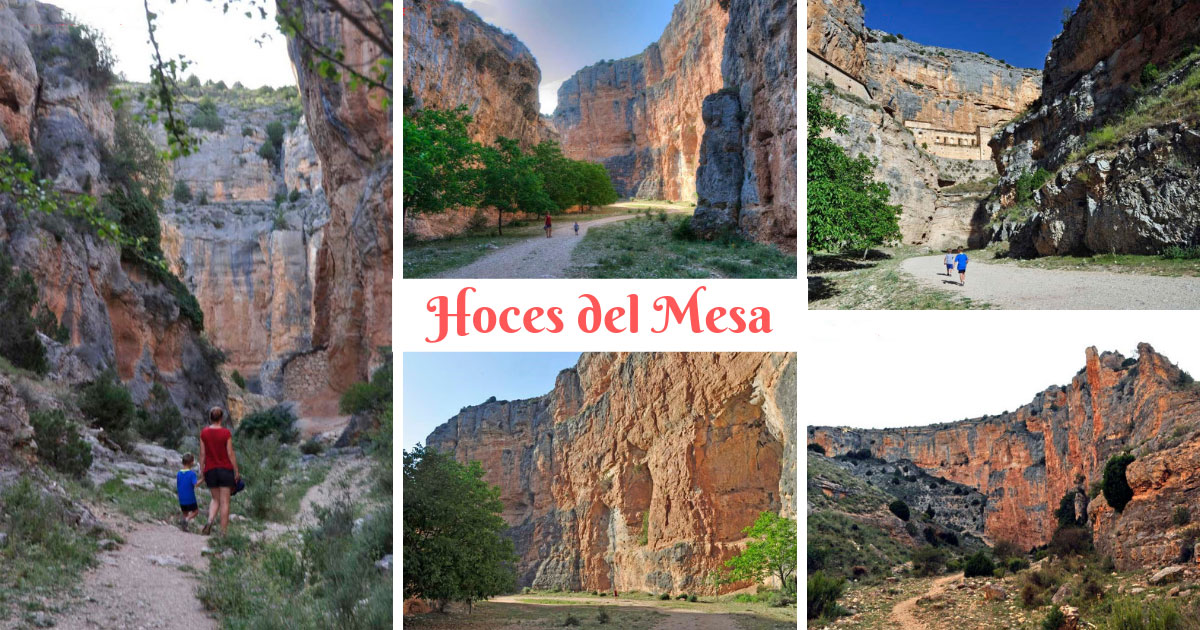 HOCES DEL MESA CON NIÑOS: Cañones y barrancos espectaculares